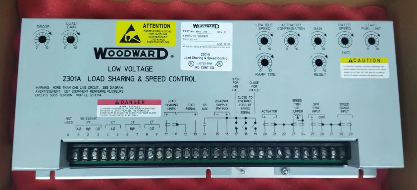 Woodward 9907-018 Forward Acting Speed Control 2301A Series