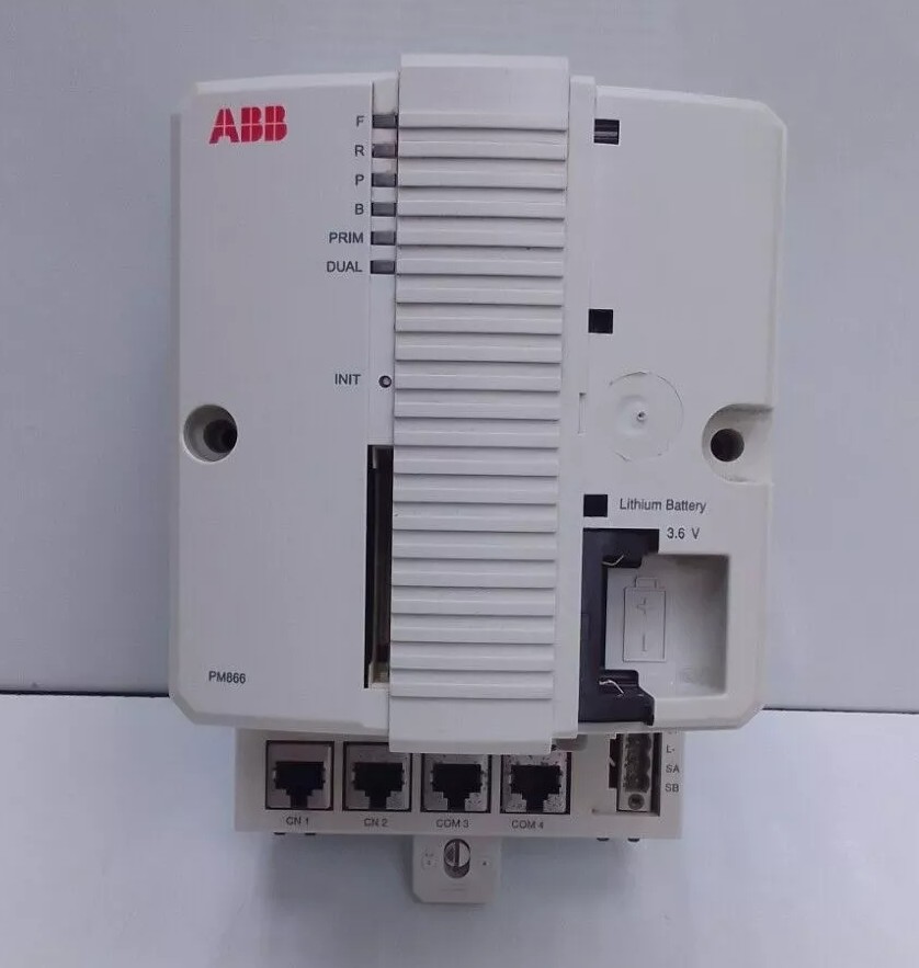 ABB PM866 3BSE050198R1 3BSE050200R1 Redundant Processor Unit Controller ...
